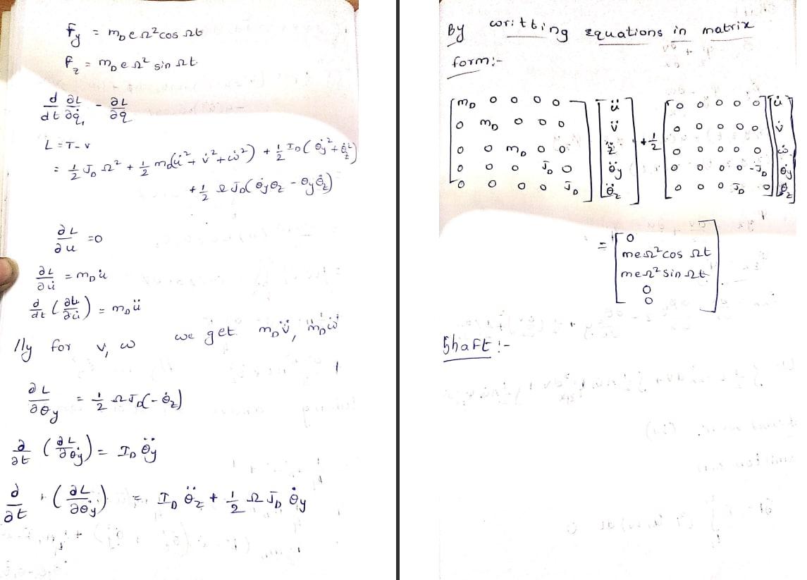Solved fy. moen?cos 126 ha writting Equations in matrix F - | Chegg.com