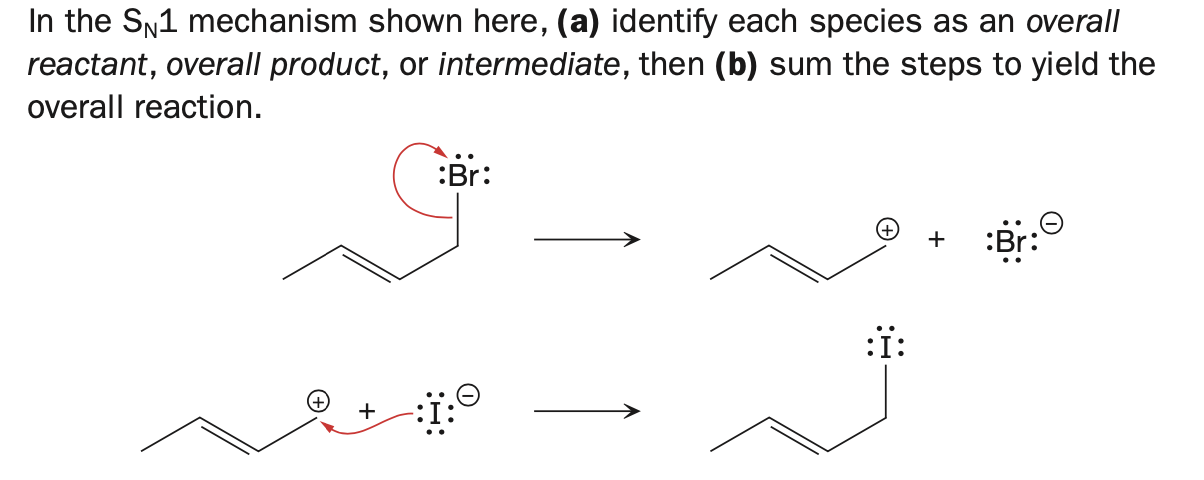 Solved In the Sn1 mechanism shown here, (a) identify each | Chegg.com