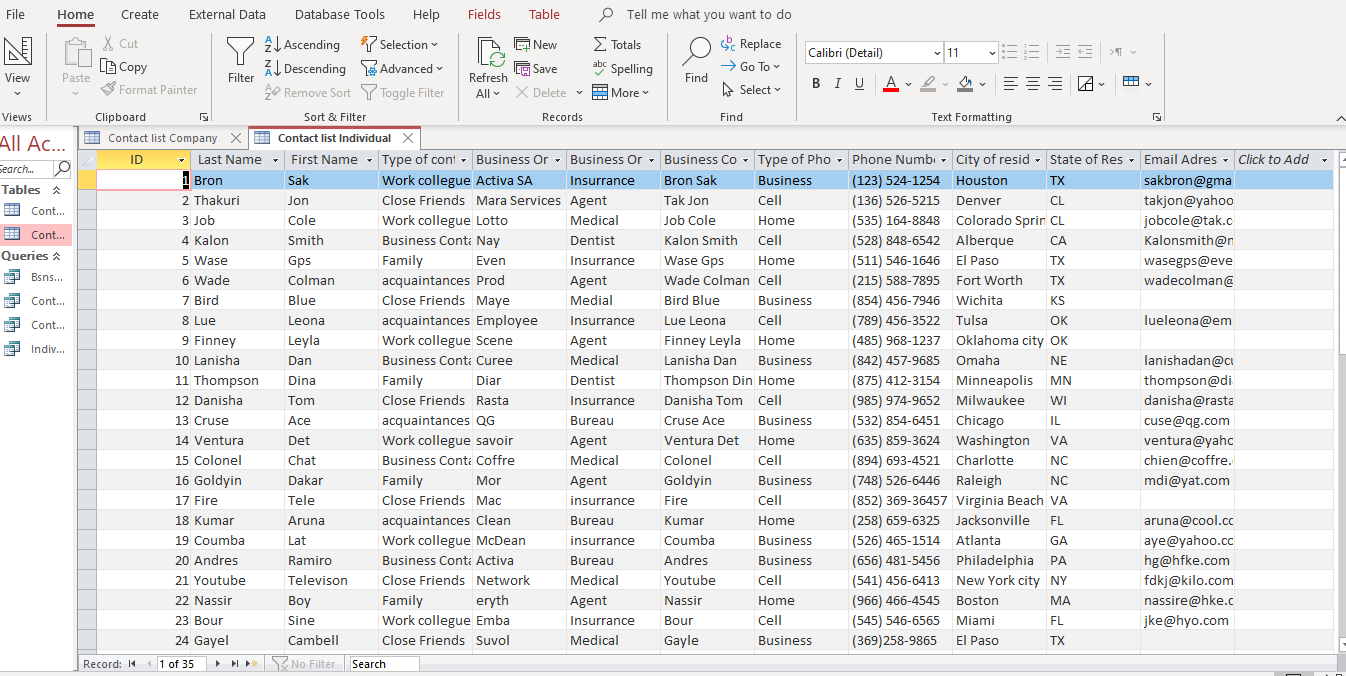 Solved File Home Create External Data Database Tools Help | Chegg.com