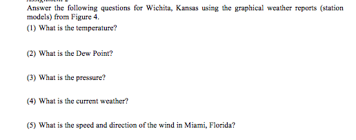 Solved Station Model Weather Map Weather information is | Chegg.com