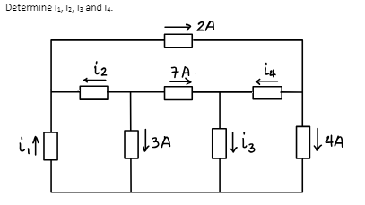 Solved Determine i1,i2,i3 and i4. | Chegg.com