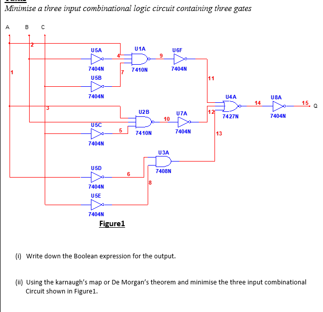 Please answer this question for me Minimise a three | Chegg.com