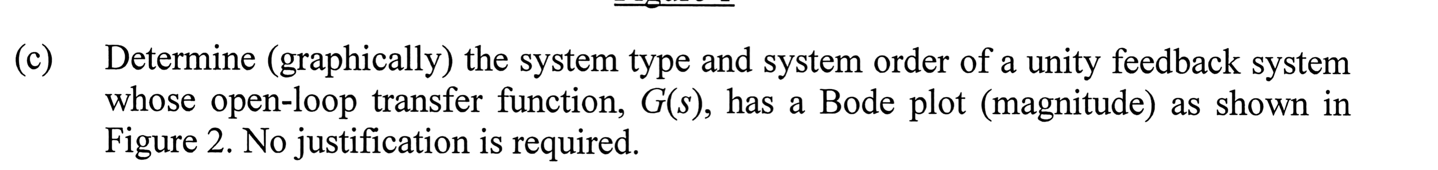 (c) Determine (graphically) the system type and | Chegg.com