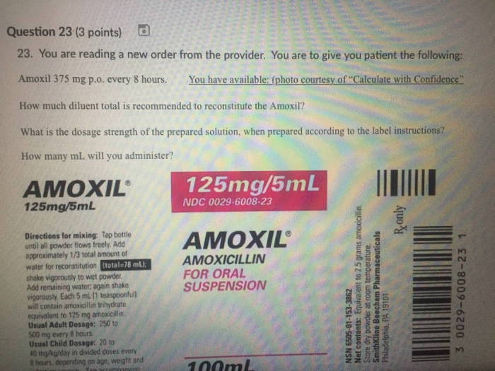 Solved What is the dosage strength of the prepared solution, | Chegg.com