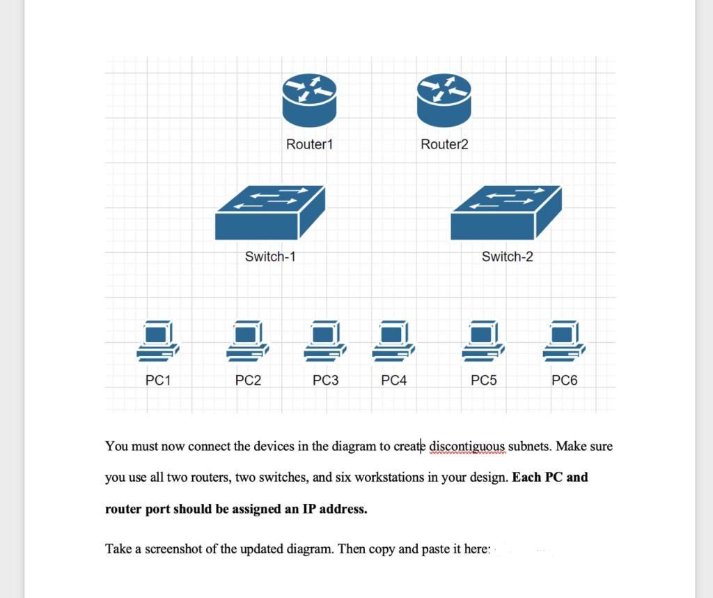 Solved You must now connect the devices in the diagram to | Chegg.com