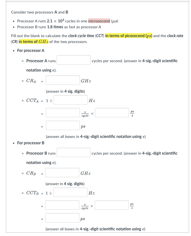 Solved Consider two processors A and B • Processor A runs | Chegg.com