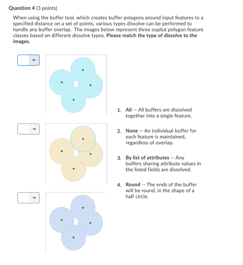 Solved Question 4 3 Points When Using The Buffer Tool