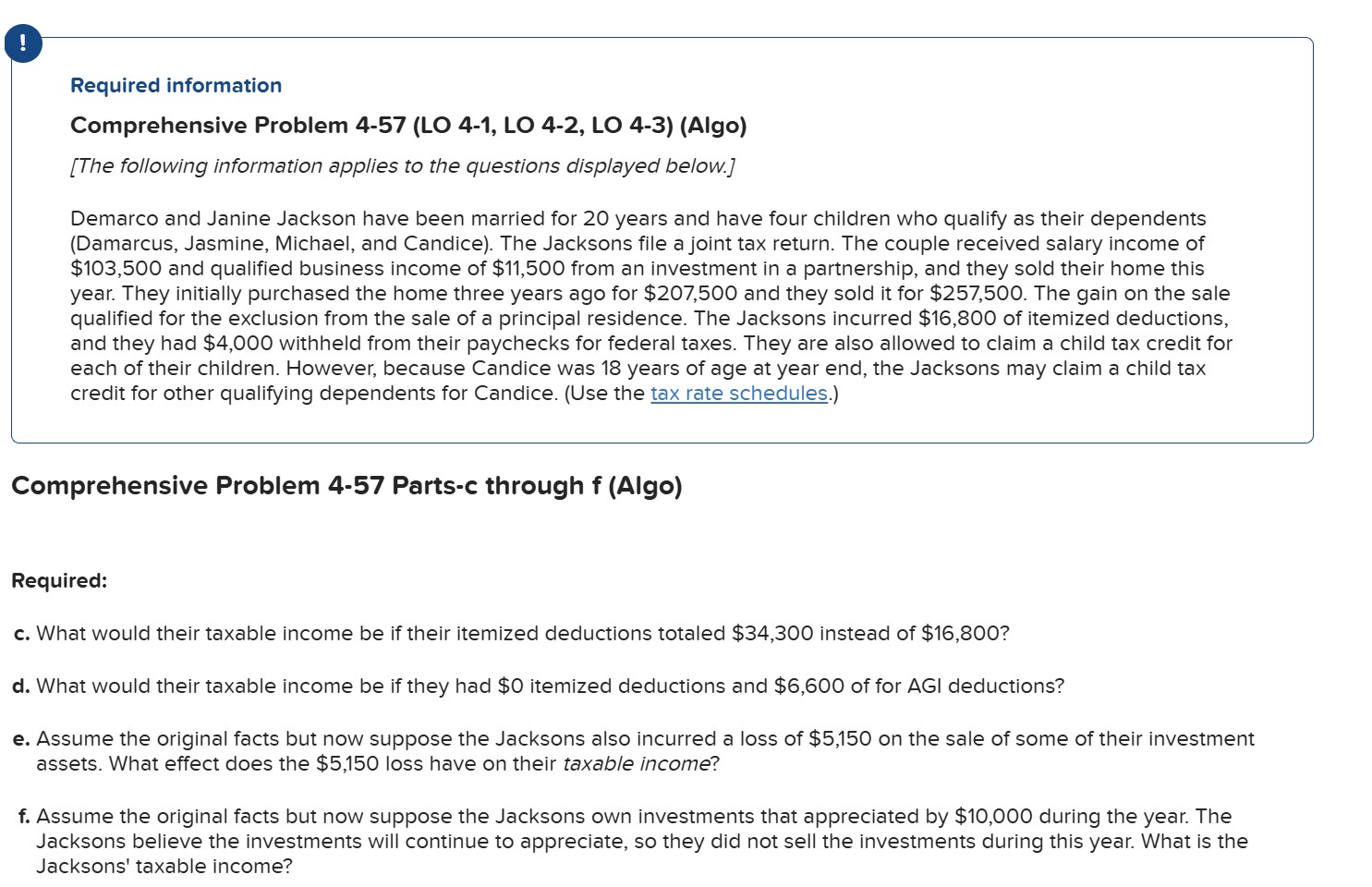 Solved Required informationComprehensive Problem 4-57 (LO | Chegg.com