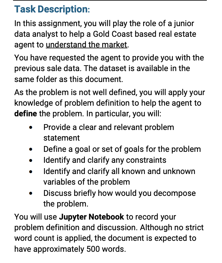 Task Description: In this assignment, you will play | Chegg.com