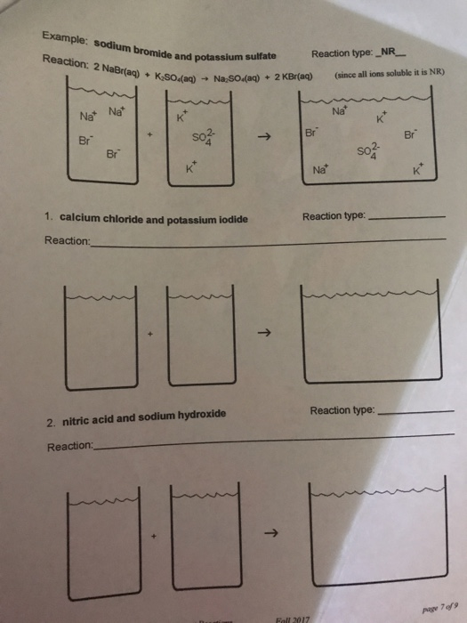 Solved: CHM 130LL: Double Replacement Reactions Lab Report... | Chegg.com