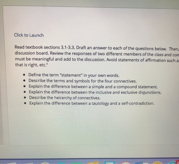 Solved Liberal arts math discussion homework problems I need | Chegg.com