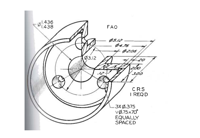 Solved 1. Add all dimensions. Sketch the section view that | Chegg.com
