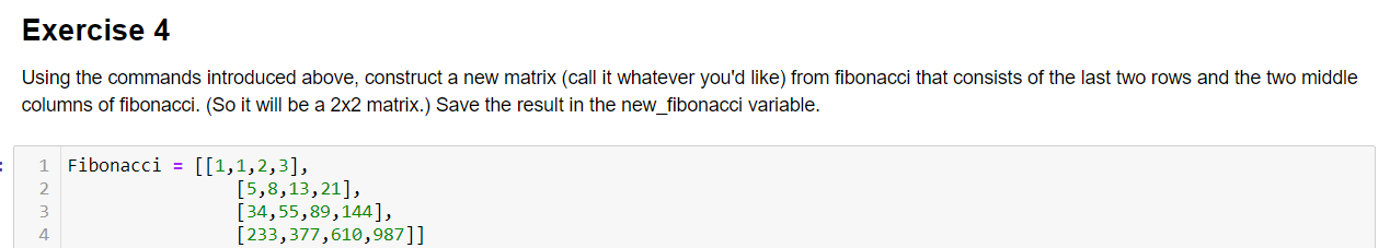 Solved Exercise 4 Using the commands introduced above, | Chegg.com