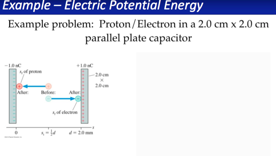 Solved Example - Electric Potential Energy Example problem: | Chegg.com