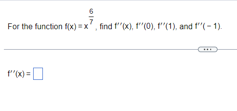 Solved For the function f(x)=2x3−7x2+13x+9, find f′′(x). | Chegg.com