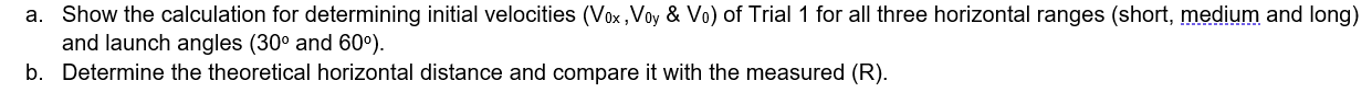 Solved Study of projectile motion using a PASCO Mini | Chegg.com