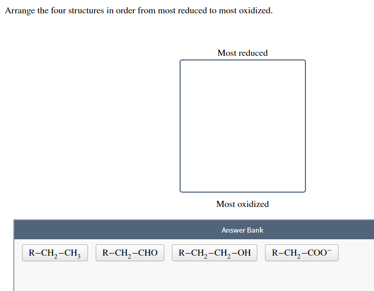 Solved Arrange the four structures in order from most | Chegg.com
