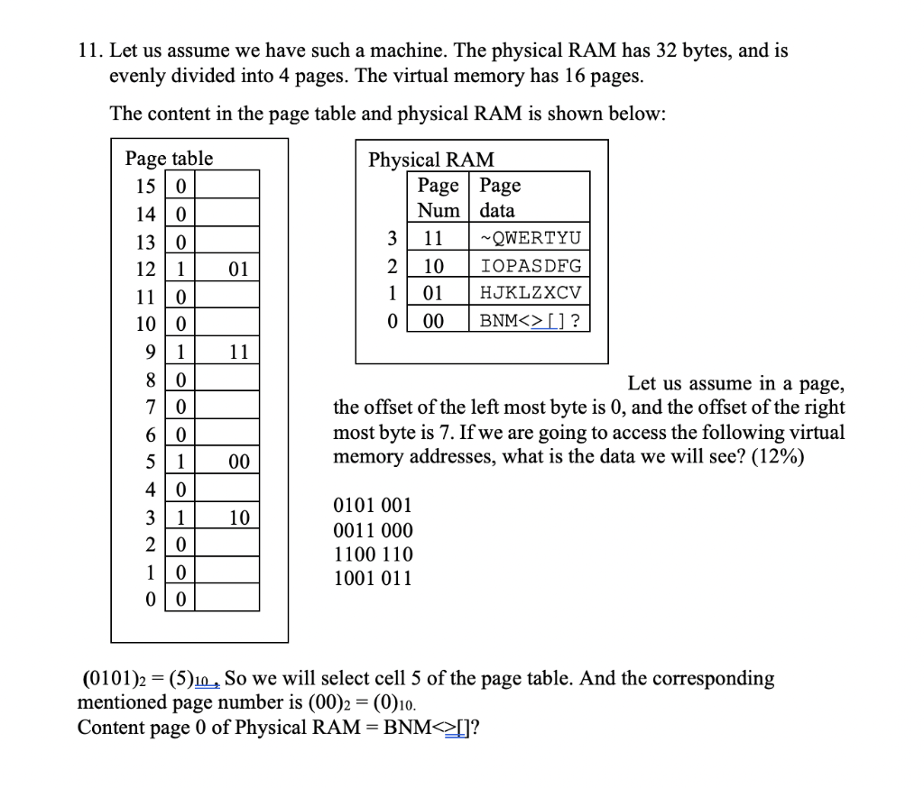 Solved 11. Let us assume we have such a machine. The | Chegg.com