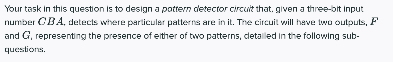 Solved Your task in this question is to design a pattern | Chegg.com