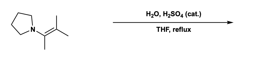Solved H20, H2SO4 (cat.) N THF, reflux | Chegg.com