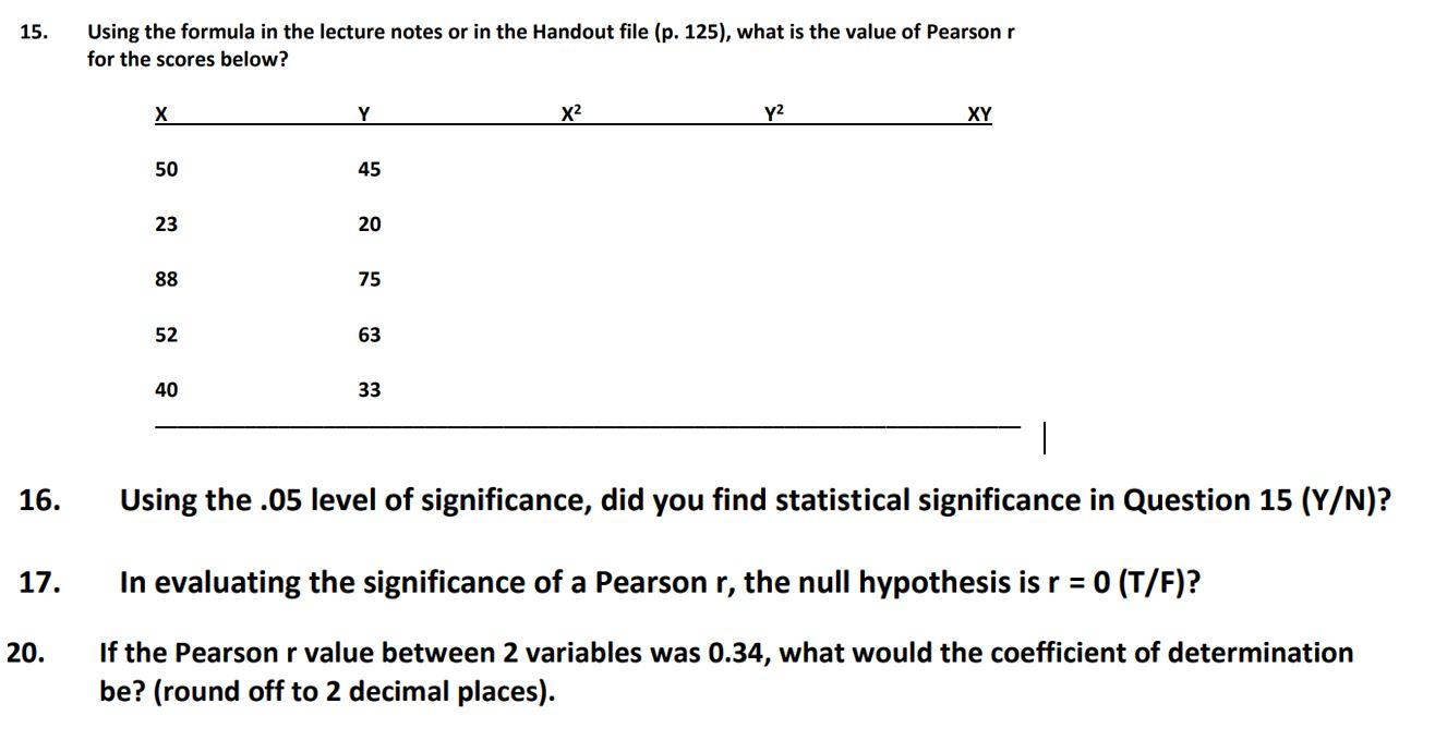 Solved 15. Using the formula in the lecture notes or in the | Chegg.com