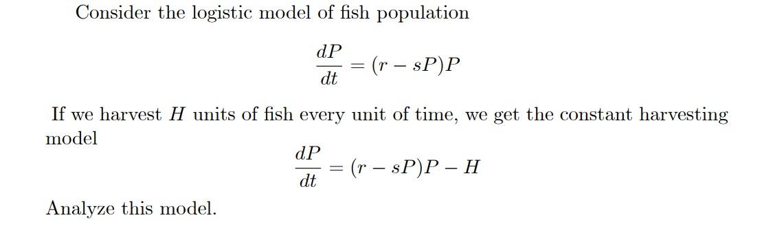Solved MATHEMATICAL MODELLING Please analyse this model | Chegg.com