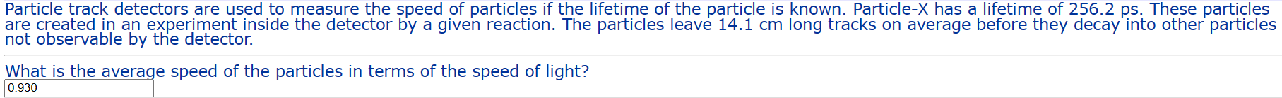 Solved Particle track detectors are used to measure the | Chegg.com