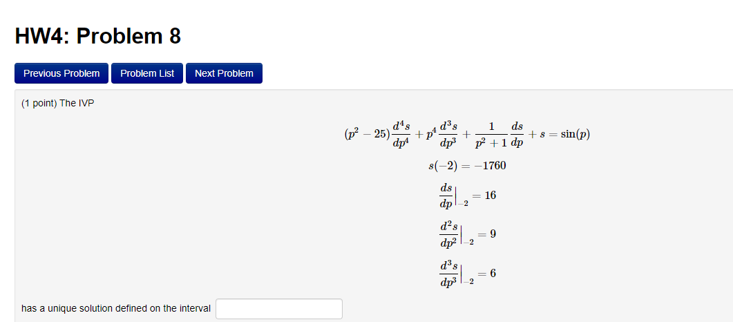 Solved HW4: Problem 8 Previous Problem Problem List Next | Chegg.com
