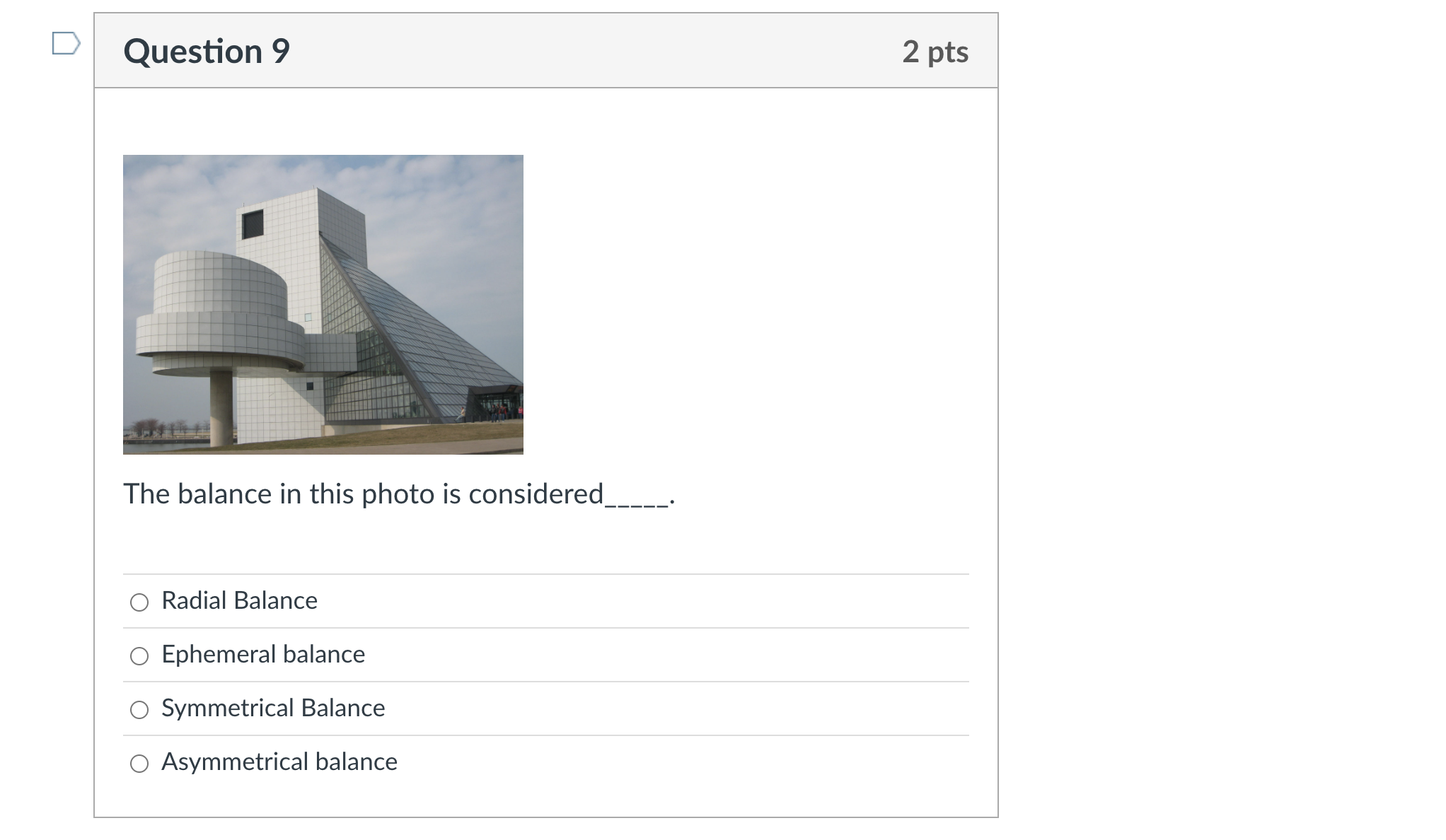 Radial Balance Architecture