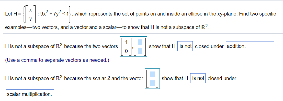 Solved Let H= -- [*]*** *837) which represents the set of | Chegg.com
