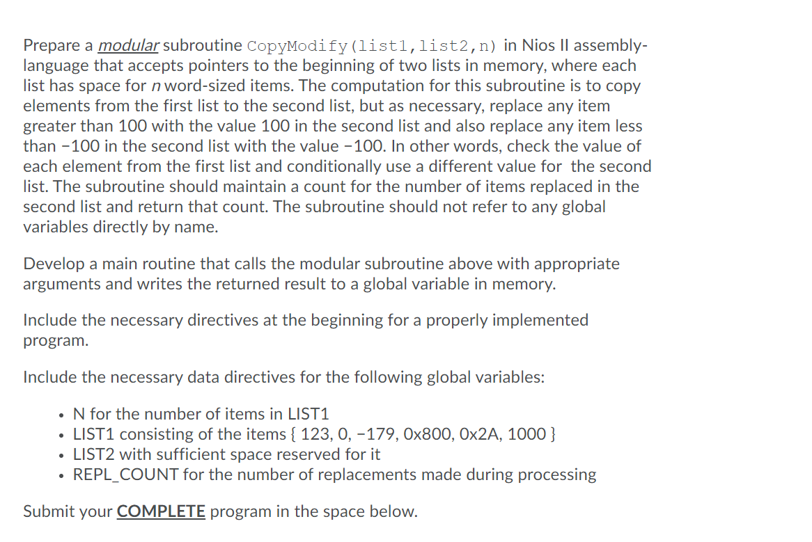 Solved This question requires you to write a COMPLETE | Chegg.com