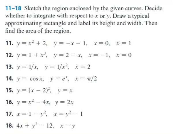Solved Need help with number 17 ﻿only. Answer is 8/3. | Chegg.com