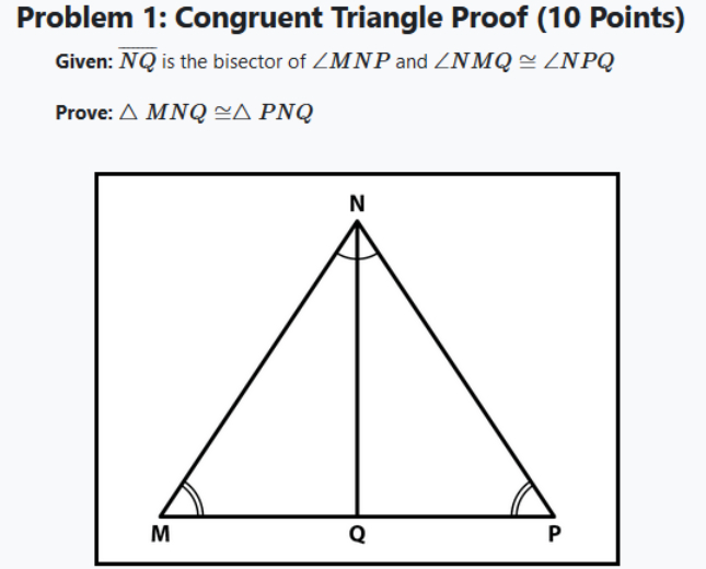 Solved Draw out a two column proof | Chegg.com