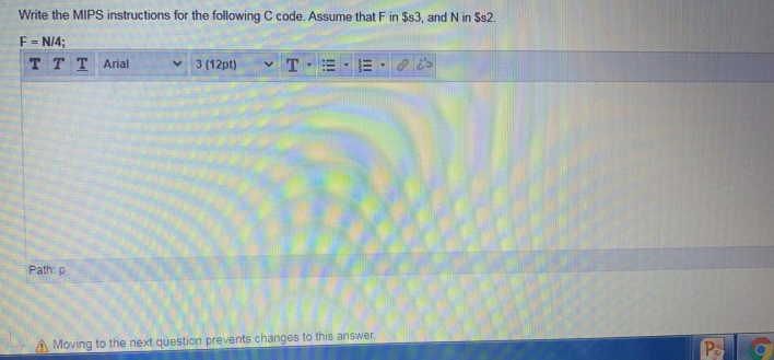 Solved Write the MIPS instructions for the following C code. | Chegg.com