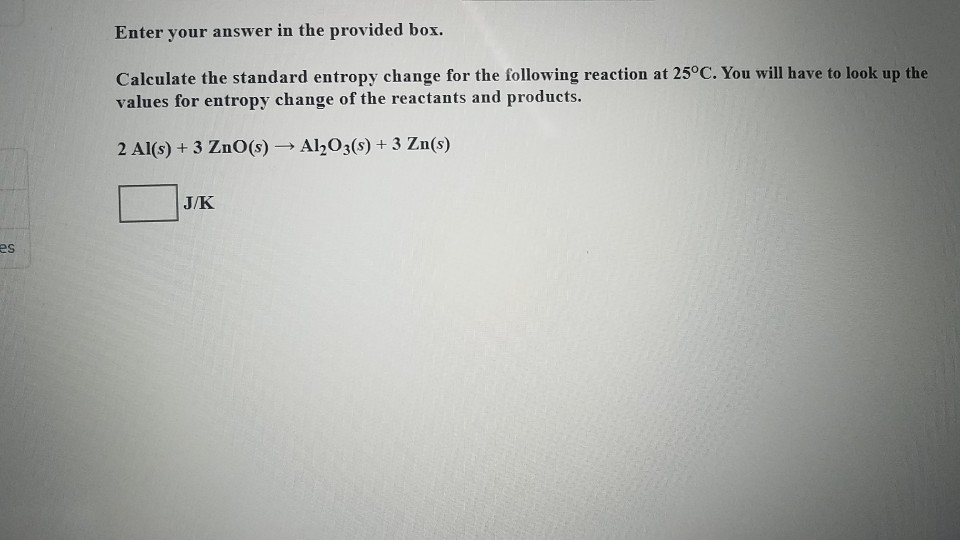 Solved Enter your answer in the provided box. Calculate the | Chegg.com
