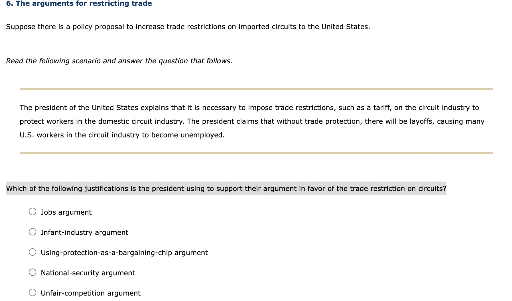 Solved Read the following scenario and answer the question | Chegg.com