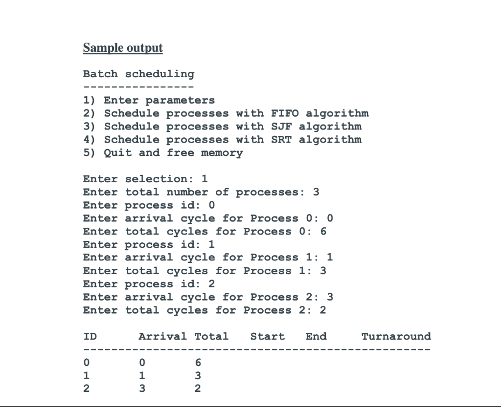 Solved Objective: To calculate the timing parameters of | Chegg.com