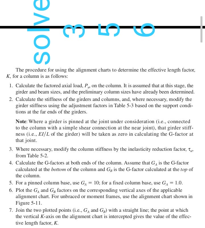 solve The procedure for using the alignment charts to | Chegg.com