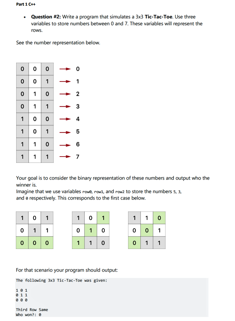 Solved Part 1 C Question 2 Write A Program That 4273