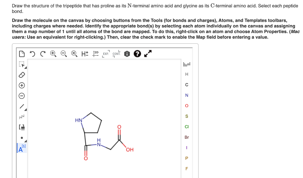 Solved Draw the structure of the tripeptide that has Proline | Chegg.com