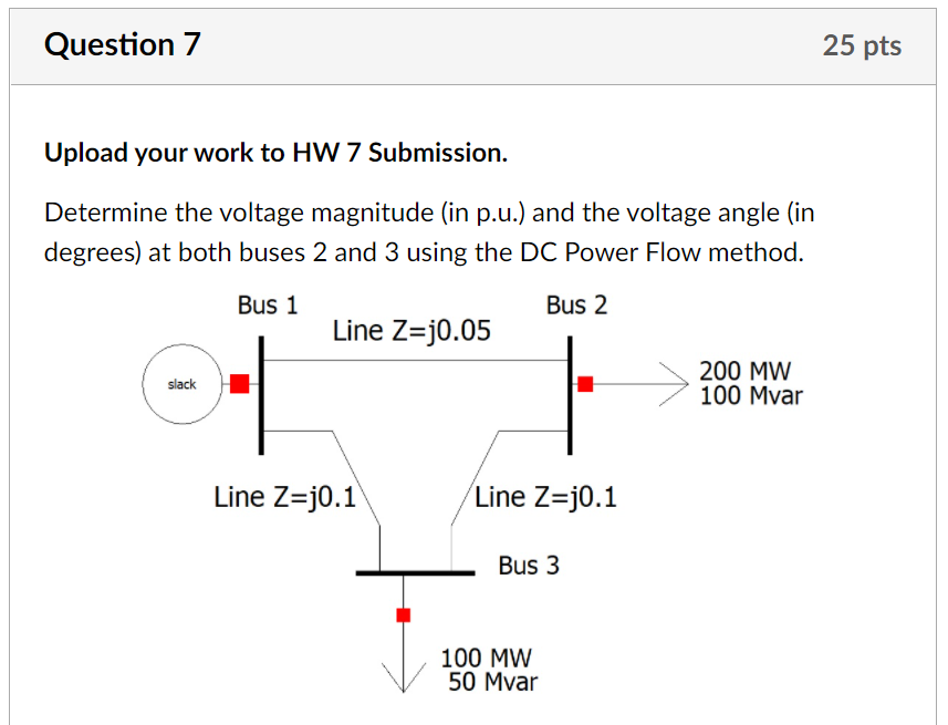 Solved Use the DC Power Flow Method Theta = (B^-1) * P | Chegg.com