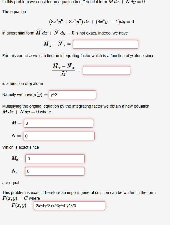 Solved In ﻿this problem we ﻿consider an ﻿equation in | Chegg.com