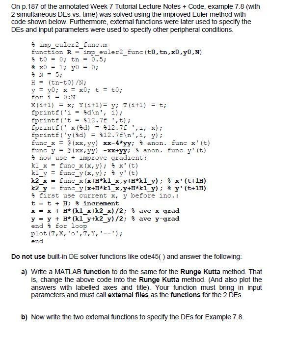Solved = = On p.187 of the annotated Week 7 Tutorial Lecture | Chegg.com