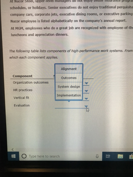 Solved 2. Elements of a high performance work system | Chegg.com