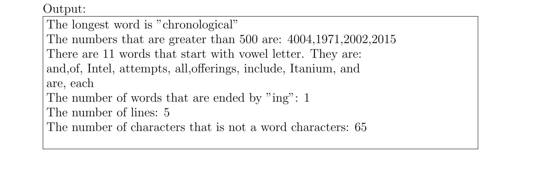 Solved Solve this question as lex program in clear | Chegg.com