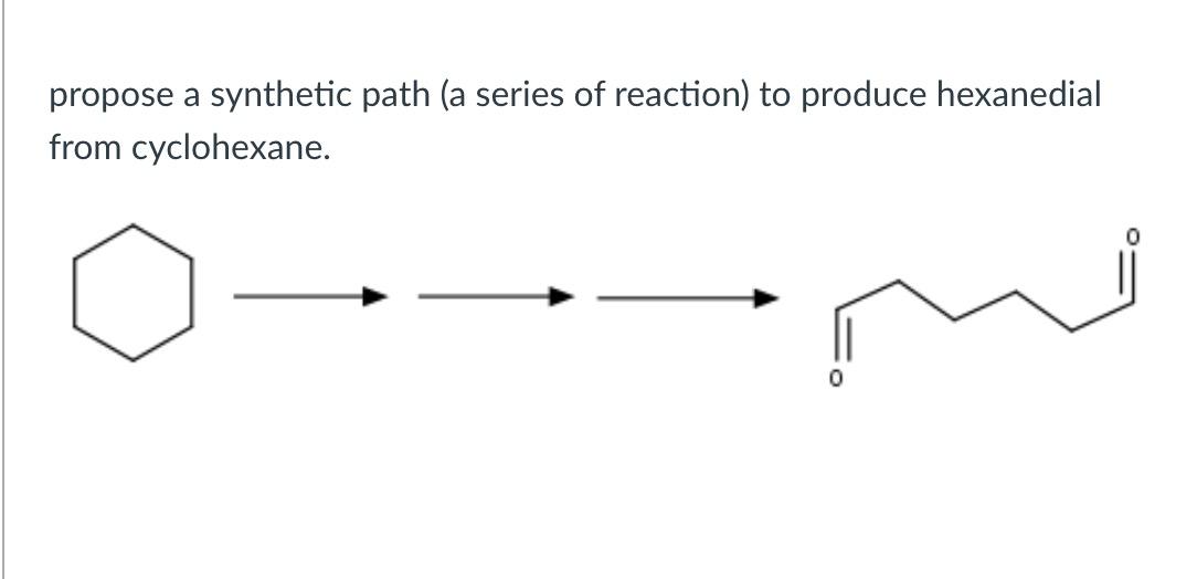 Solved propose a synthetic path (a series of reaction) to | Chegg.com