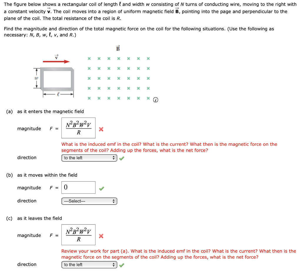 Solved The figure below shows a rectangular coil of length ℓ | Chegg.com