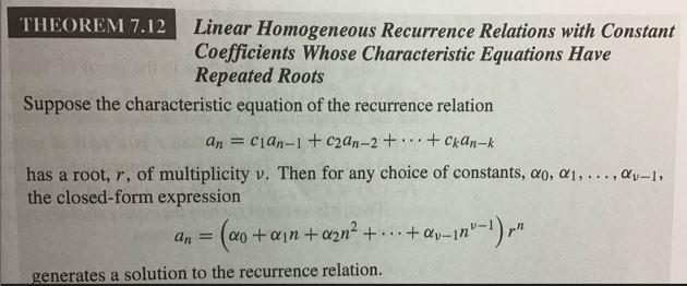Solved Answer questions 3a and 5c by finding the closed-form | Chegg.com
