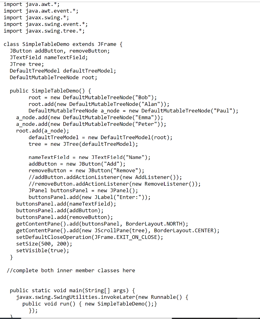 Consider the Java program below: class | Chegg.com