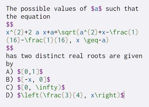 Solved need latex code if you are 100% sure then only touch | Chegg.com